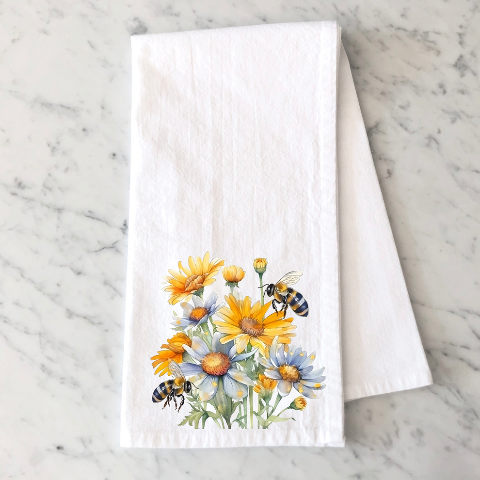 Floral Bee Kitchen Towel – Mississippi Mae