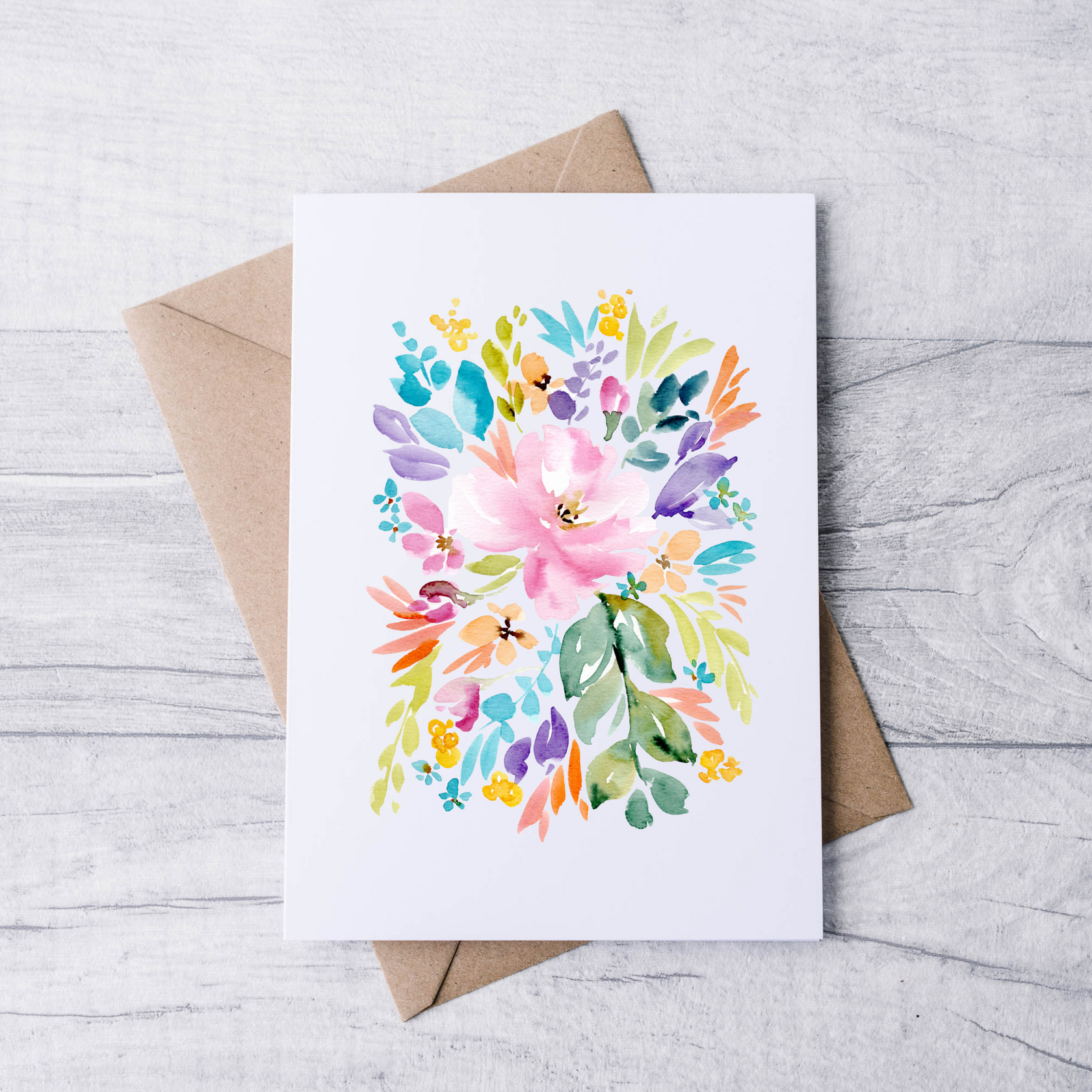 Pastel Floral Note Cards (Set of 12) – Mississippi Mae