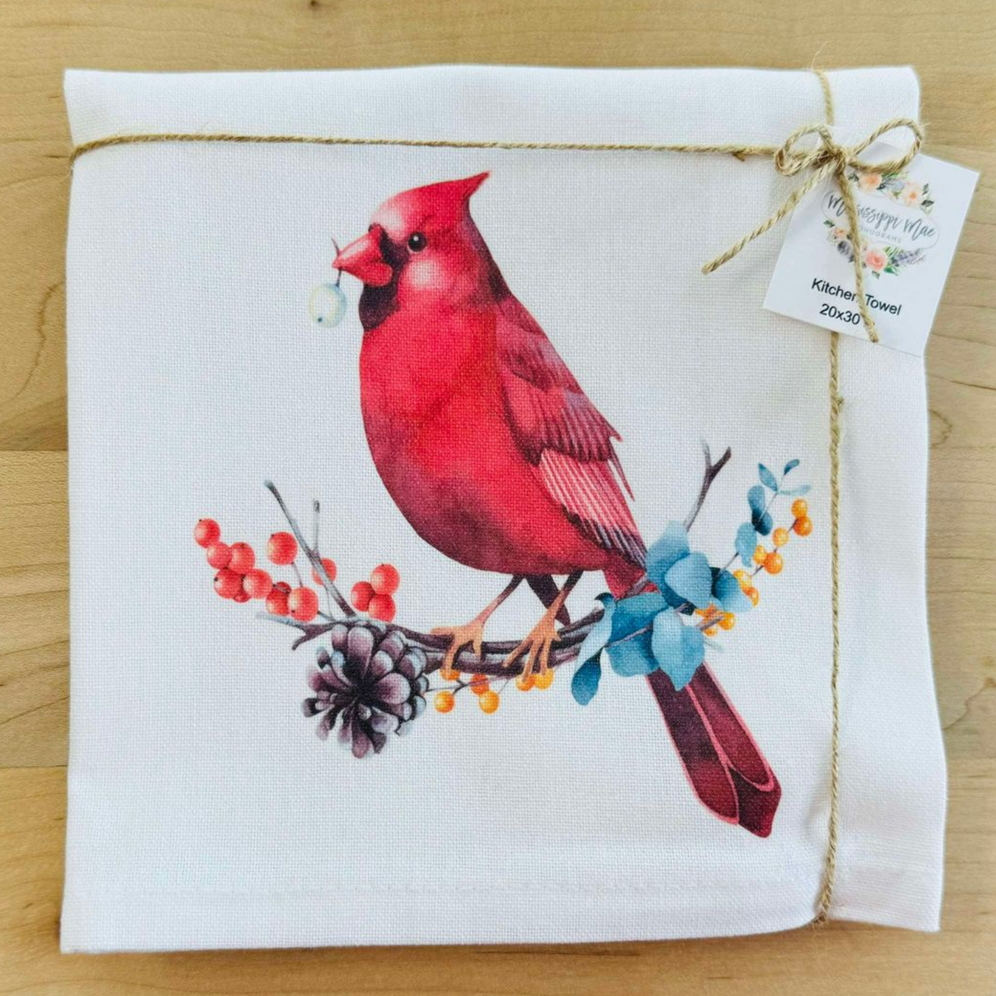 Cardinal Kitchen Towel – Mississippi Mae
