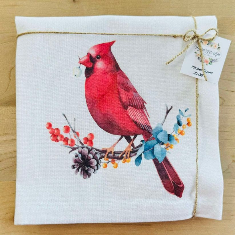 Cardinal Kitchen Towel – Mississippi Mae